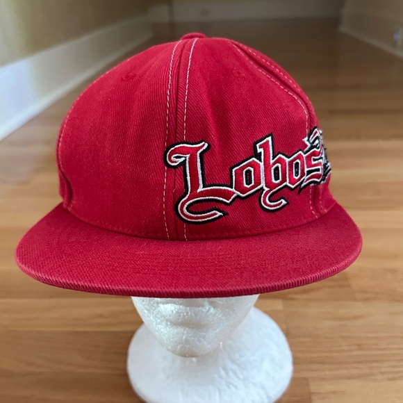 NCAA | Accessories | Lobos University Of New Mexico Lobos Red Hat Cap ...